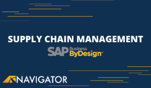 SAP Software for Supply Chain Management | Navigator Cloud ERP